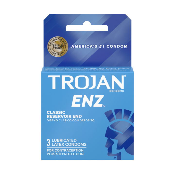 Condones TROJAN CLÁSICO 3 Unidades - Juguetes para Grandes | Sexshop